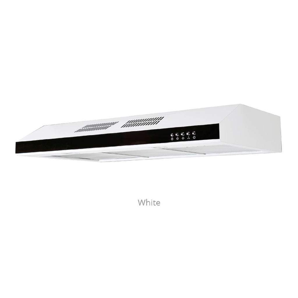 Tecno TCH 901 (BK/WH/SS) Slim Line Designer Cooker Hood with Maxi-Flow ...