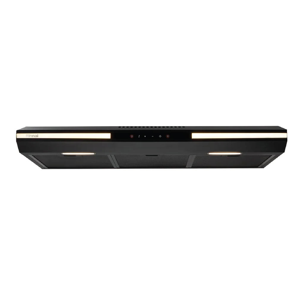 RH-S3059-PBW Sleek & Stylish Matt Black Design LED Slimline Hood - Dmora